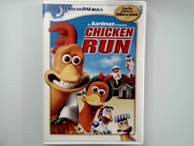 CHICKEN RUN DVD 2000 Family Animation DreamWorks Aardman Special ...