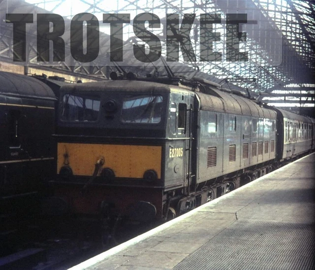 35MM SLIDE BR British Railways Electric Loco Class 77 E27005 c1968 ...