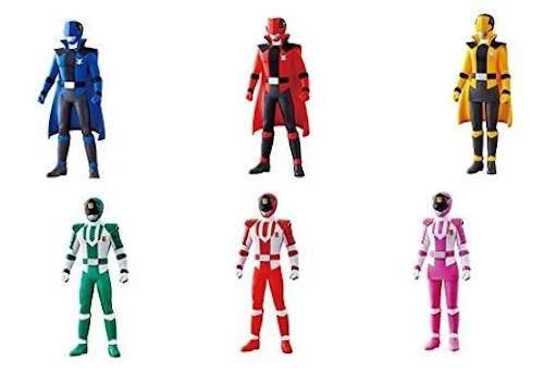 JAPAN POWER RANGERS Lupinranger VS Patoranger Sentai Hero Series PVC ...
