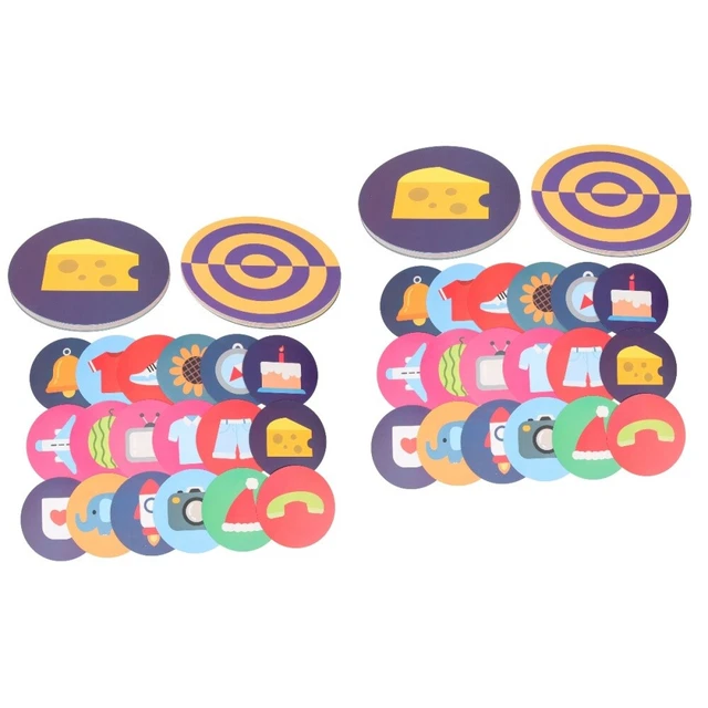 4 SETS VISUALLY Stimulating Flashcards Funny Sensory Learning Activity ...