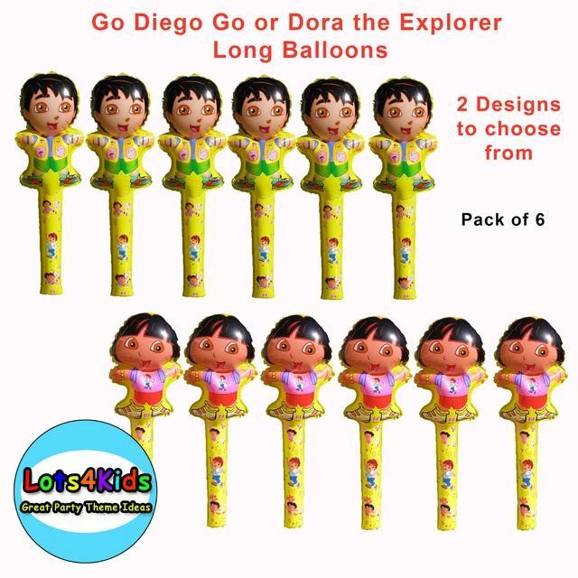 DORA THE EXPLORER Or Go Diego Go Party Long Balloons Loot Bag Fillers ...
