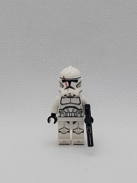 LEGO STAR WARS GCC Clone Trooper Phase 2 Weiß Brandneu Red Scar EUR 14,99 - PicClick DE