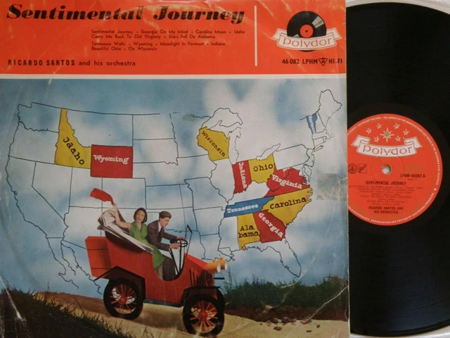 RICARDO SANTOS AND HIS ORCHESTRA *SENTIMENTAL JOURNEY* RARE 1950s OZ ...