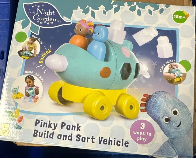 IN THE NIGHT Garden Pinky Ponk Build And Sort Vehicle Shape Sorter Toy ...