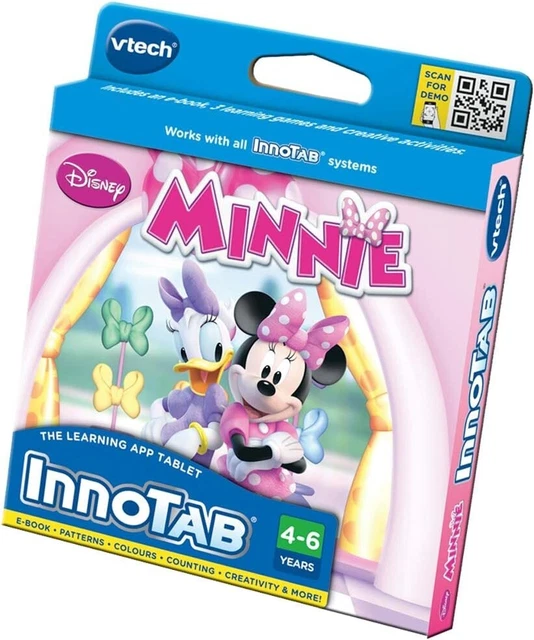 MINNIE MOUSE BOW-TOONS VTech Innotab Max Learning Tablet App Cartridge ...