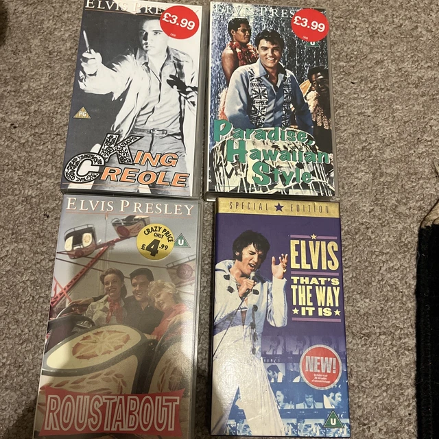 ELVIS PRESLEY VHS tapes £4.99 - PicClick UK