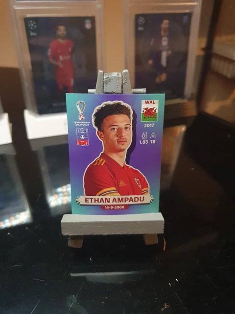 PANINI FIFA WORLD Cup Qatar 2022 Ethan Ampadu # Wal 5 Autocollant EUR 1 ...