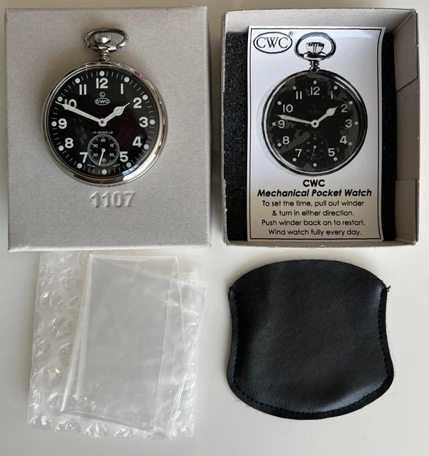 CWC BRITISH MILITARY (Navy Nuclear Submarine) Mechanical Pocket Watch ...