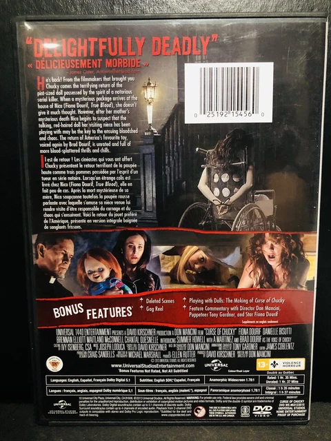 CURSE OF CHUCKY (DVD, 2013, Widescreen, Bilingual)-Horror $3.49 ...