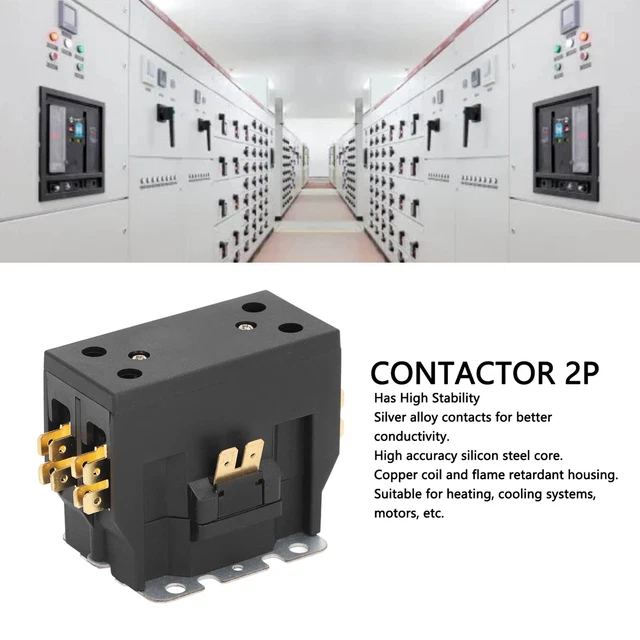 (220V)AIR CONDITIONER CONTACTOR High Stability Good Conductivity Easy £ ...