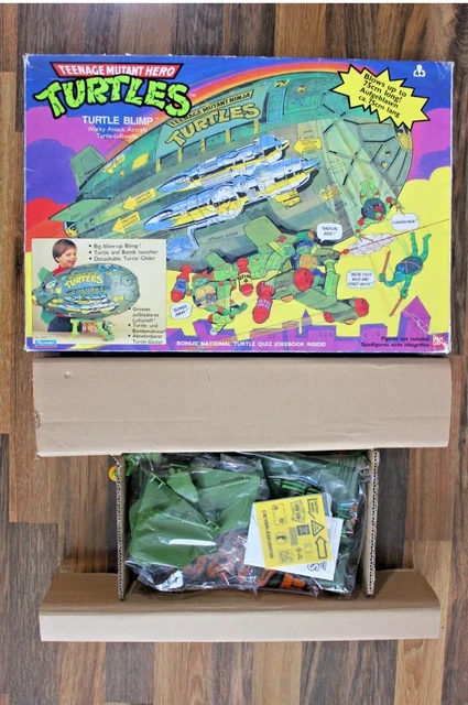 TEENAGE MUTANTS NINJA Turtles Blimp Box 1988 Vintage Tortues Ninja EUR ...