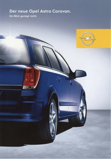OPEL ASTRA CARAVAN Prospekt 2004 4/04 D brochure catalogue broszura prospectus EUR 17,57 ...