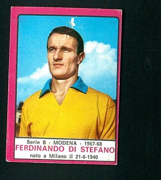 FIGURINA CALCIATORI PANINI 1967-68! Di Stefano (Modena) Nuova!! EUR 1 ...