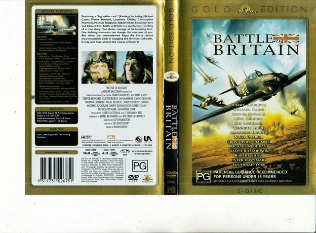 BATTLE OF BRITAIN-1969-GOLD Edition-Movie GE-2 DVD $29.95 - PicClick AU