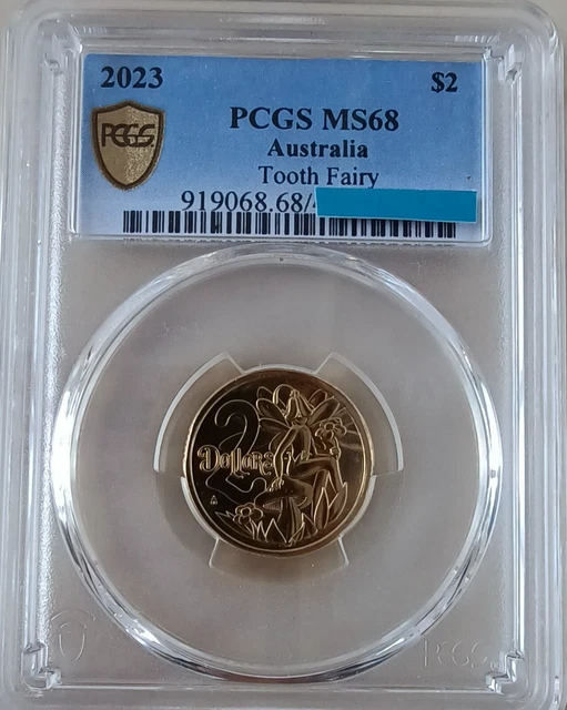 AUSTRALIA 2023 TOOTH Fairy Two Dollars $2 Coin PCGS MS68. $120.00 - PicClick AU