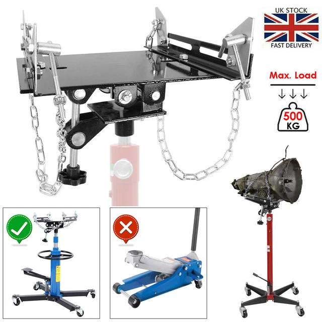 TRANSMISSION JACK ADAPTER High Jack Gearbox Adaptor Cradle Support ...