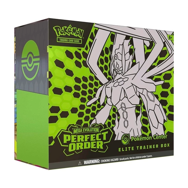 POKÉMON TCG MEGA Evolution Perfect Order Pokemon Center ETB 2X ...