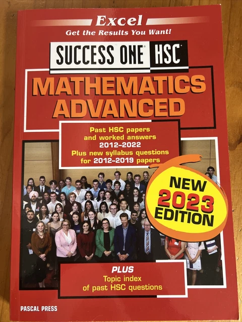 EXCEL SUCCESS ONE HSC: Mathematics Advanced 2023 Edition $15.68 ...