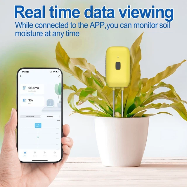 SMART PLANT SENSOR Dual Functionality Sensor Humidity Measurement ...