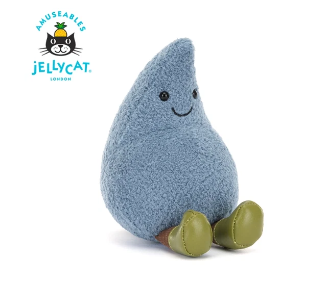 JELLYCAT HAPPY RAINDROP Plush Toy - New with Tags, Bag and Label - UK ...