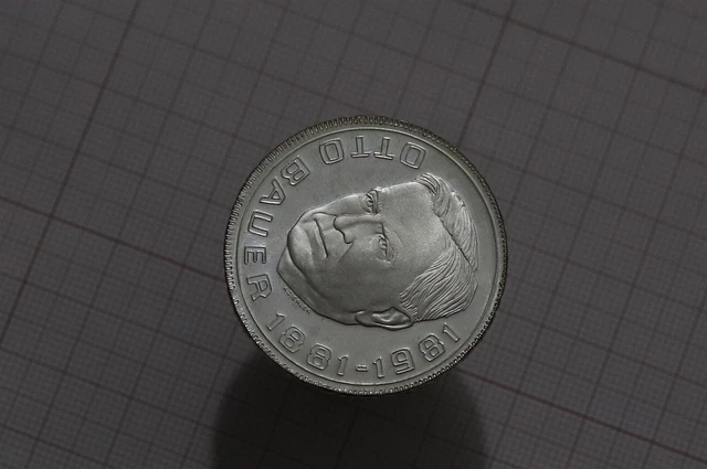 🧭 🇦🇹 AUSTRIA 500 SCHILLING 1981 SILVER Otto Bauer PROOF B77 #Z6237 $114 ...