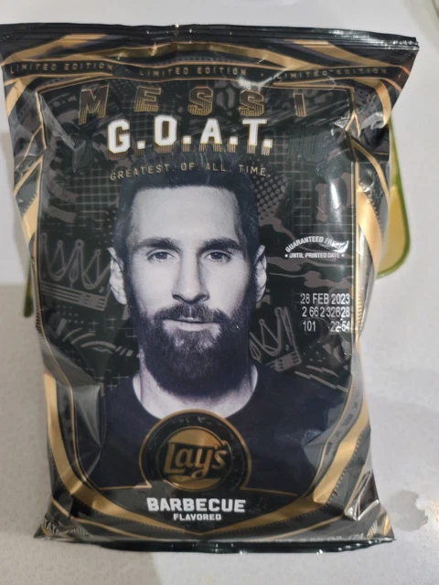 LAYS POTATO CHIP Lionel Messi G.O.A.T. Limited Edition 85g Exclusive ...