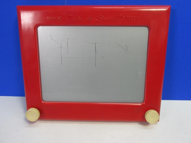 VINTAGE ORIGINAL ETCH A SKETCH GAME MAGIC SCREEN 1970s classic PETER ...