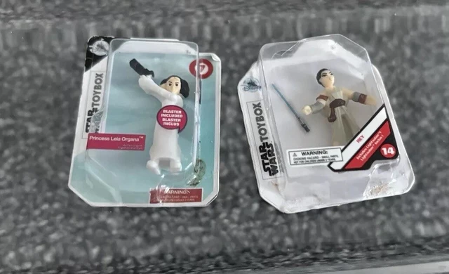ZURU MINI BRANDS Disney Toybox Rey & Princess Leia Star Wars Bundle ...