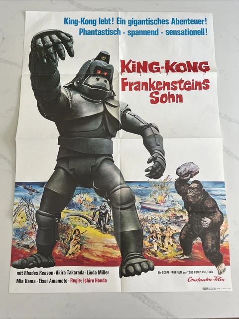 KING KONG ESCAPES 1967 - German 1-sheet poster Movie EUR 34,91 ...