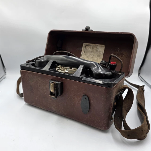 VINTAGE GPO (UK) Bakelite Linesman Test Telephone Model: 250A AMAZING ...