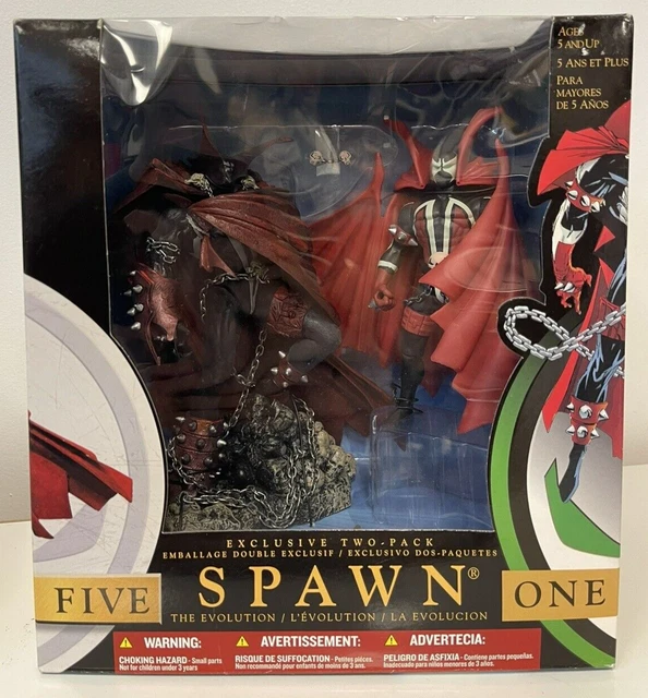 MCFARLANE TOYS SPAWN The Evolution Exclusive Figure Two-Pack New Sealed ...