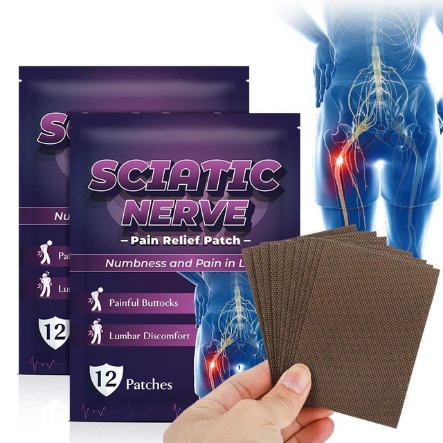 12 PIECES SCIATIC Nerve Acupuncture Patches B7K8 YHU DNH - NYD SCK £3. ...