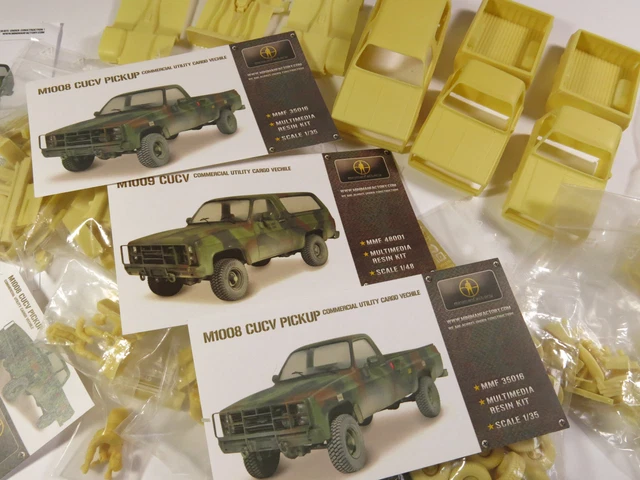 CHEVROLET BLAZER CUCV M1009 + M1008 1:35 Resin Bausätze Miniman Factory EUR 145,95 - PicClick DE