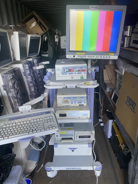 OLYMPUS STACK MONITOR, Evis Extra II CV-180, visiera cLV-S40... EUR 5. ...