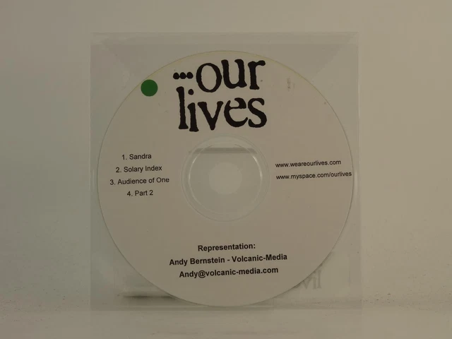 OUR LIVES SANDRA (H1) 4 Track Promo CD Single Plastic Sleeve EUR 6,12 - PicClick IT