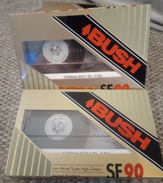 BUSH SF90 BLANK Audio Cassette Tapes New Sealed £3.45 - PicClick UK