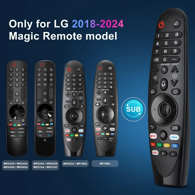 VOICE MAGIC REMOTE for LG UHD OLED QNED NanoCell 4K 8K Smart TV Magic ...