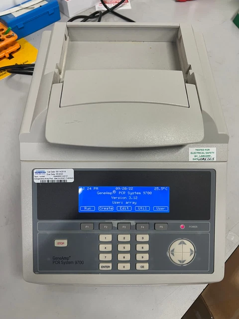 APPLIED BIOSYSTEMS GENEAMP PCR System 9700 Thermal Cycler w/ 96 Wells ...