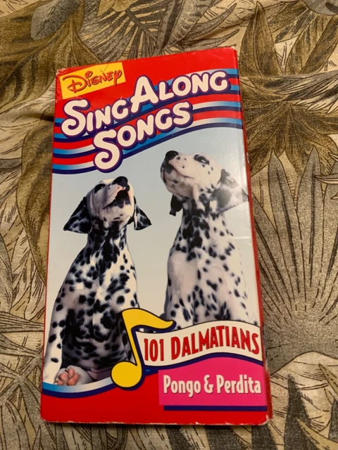 DISNEYS SING ALONG Songs - 101 Dalmatians: Pongo and Perdita (VHS, 1996 ...