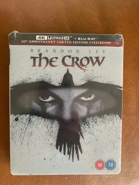THE CROW 4K Ultra HD Blu ray steelbook UHD Brandon Lee 30th Anniversary Zavvi £52.66 - PicClick UK