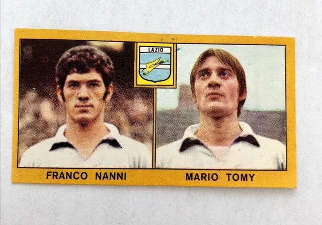 FRANCO NANNI ET Mario Tomy Figurine Footballeurs panini 1969 1970 ...