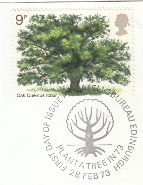 OAK TREE GB Used Bureau Plant a Tree in 1973 ON PIECE (140582) £0.99 ...
