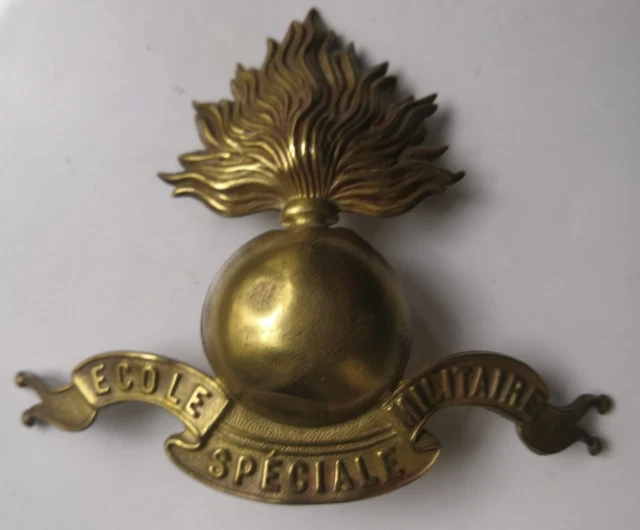 RARE PLAQUE/INSIGNE DE casque Mle 1926 - ESM de Saint Cyr EUR 55,00 ...