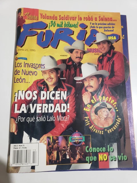 LOS INVASORES AVEC Selena Quintanilla Perez - FURIA MUSICAL USA ...