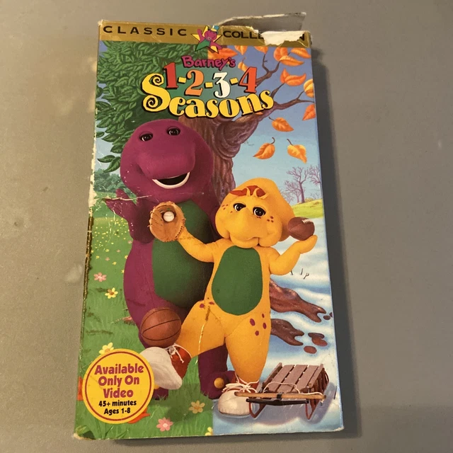 BARNEY - BARNEYS 1-2-3-4 Seasons (VHS, 1996) £5.69 - PicClick UK