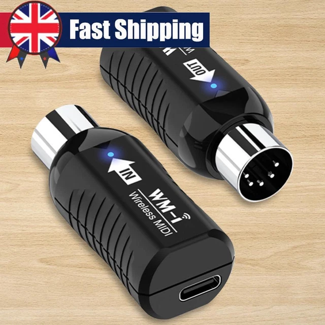 MIDI WIRELESS GUITAR System Ultra Low Latency Audio Receiver ...