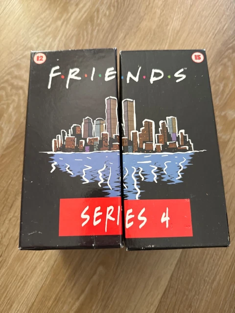 FRIENDS SERIES 4 VHS Box Set, Episodes 1-23, complete, 6 tapes £3.00 ...