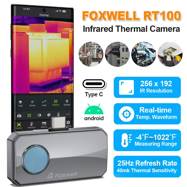 FOXWELL RT100 256X192 IR Thermal Imaging camera Night Vision for ...