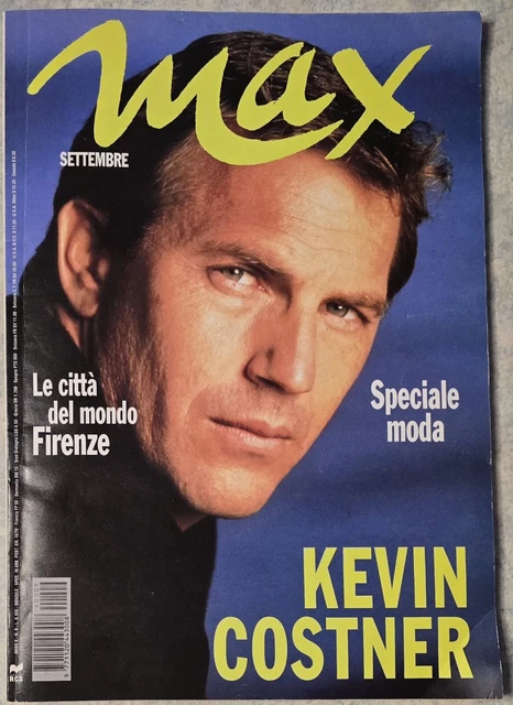 KEVIN COSTNER MAGAZINE MAX ITALIA 1994 NOA Julia ROBERTS Jodie FOSTER ...