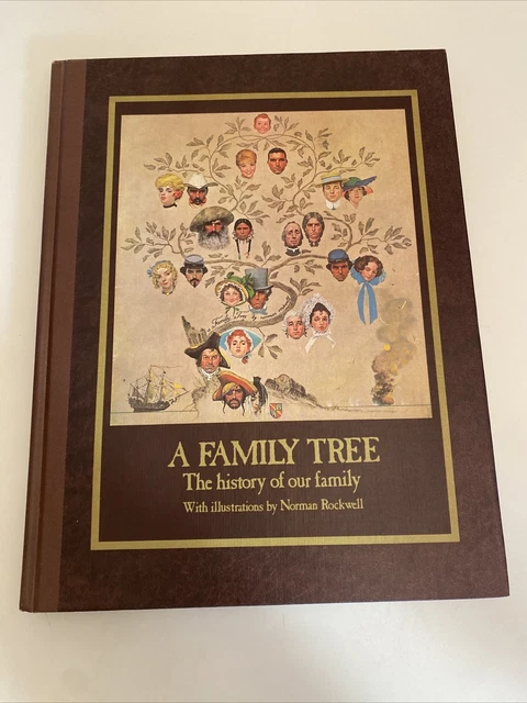 A FAMILY TREE The History Of Our Family HC Book Norman Rockwell 1980 ...